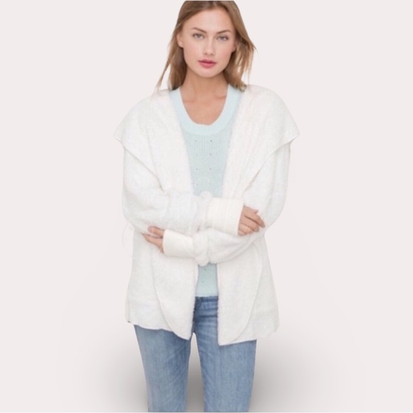 Hem & Thread | Jackets & Coats | Hem Thread Soft Cozy Hooded Cardigan ...